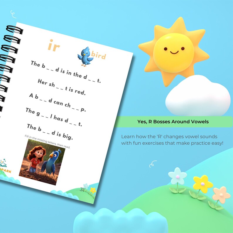 Phonics Reading Rules Workbook Printable | Silent E, Digraphs & Vowel ...