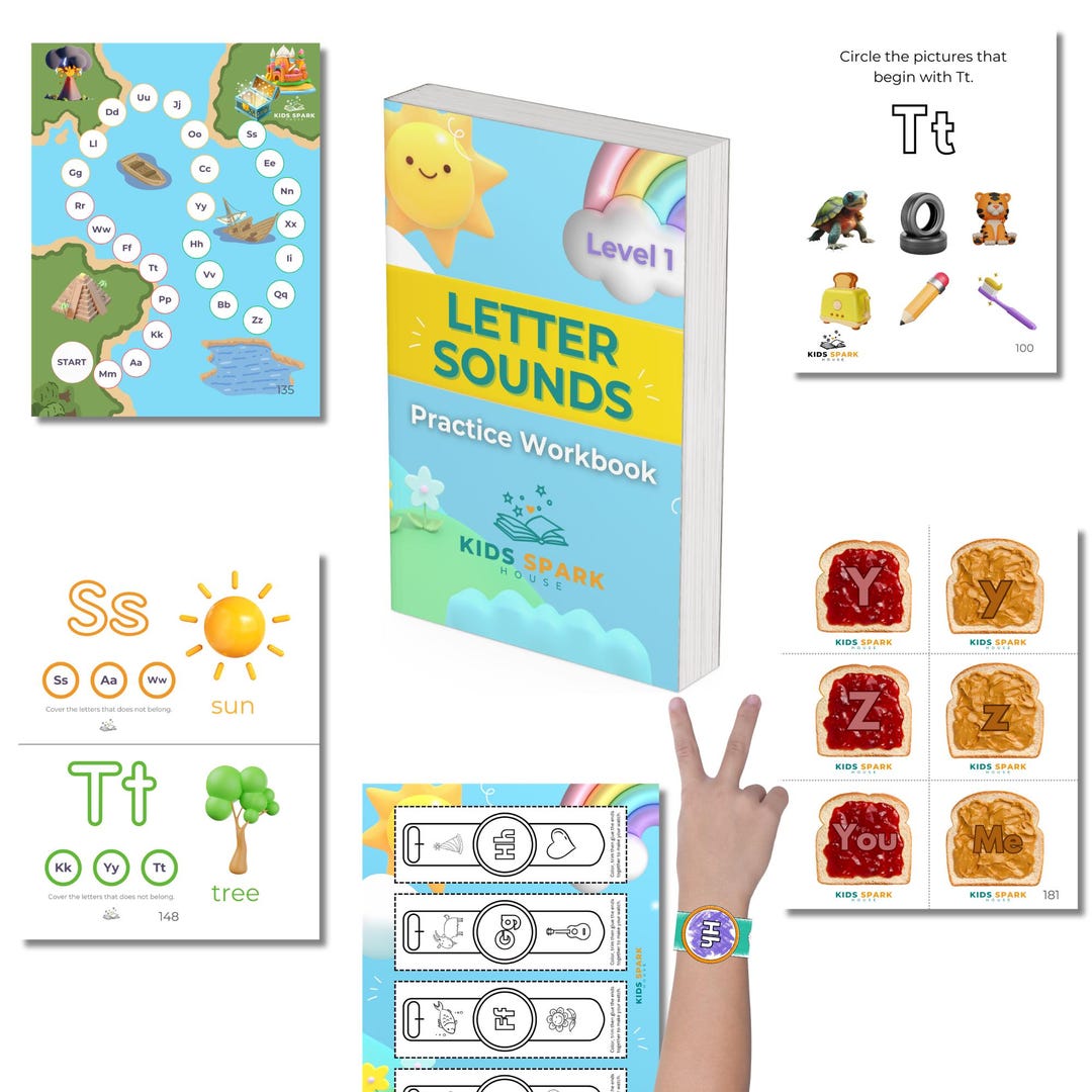 Science of Reading Phonics Workbook Printable | Letter Sounds A-Z ...