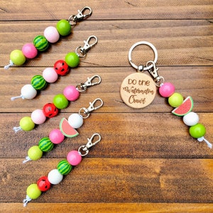 Twinkling Watermelon Keychain - Etsy