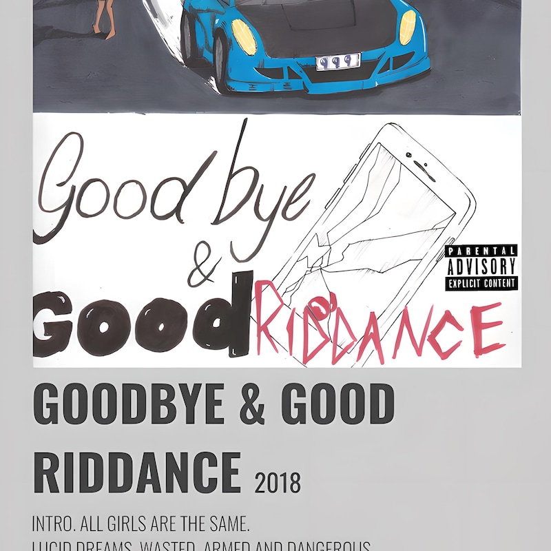 Goodbye and Good Riddance Album Cover Art - Etsy