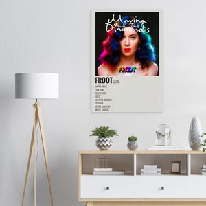 Marina and the Diamonds FROOT Album Poster - Music Wall Art, Marina and ...