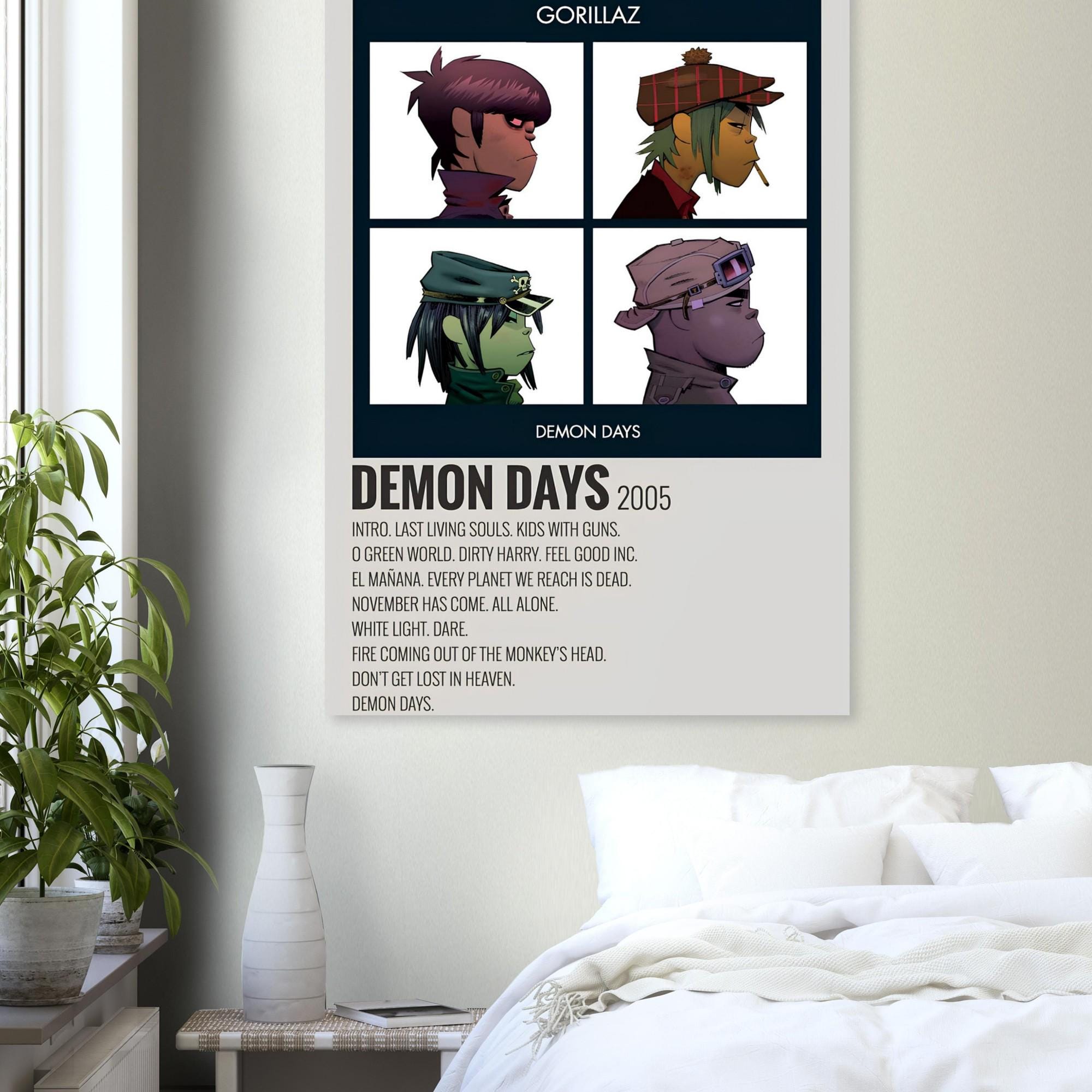 Gorillaz Demon Days Album Poster – Alternative Rock Art Print - Etsy