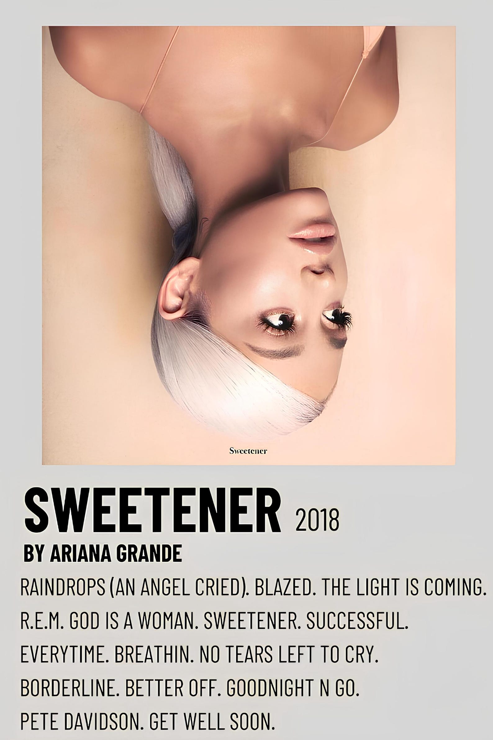 Ariana Grande - Sweetener Album Cover Art Print (digital Download) - Etsy