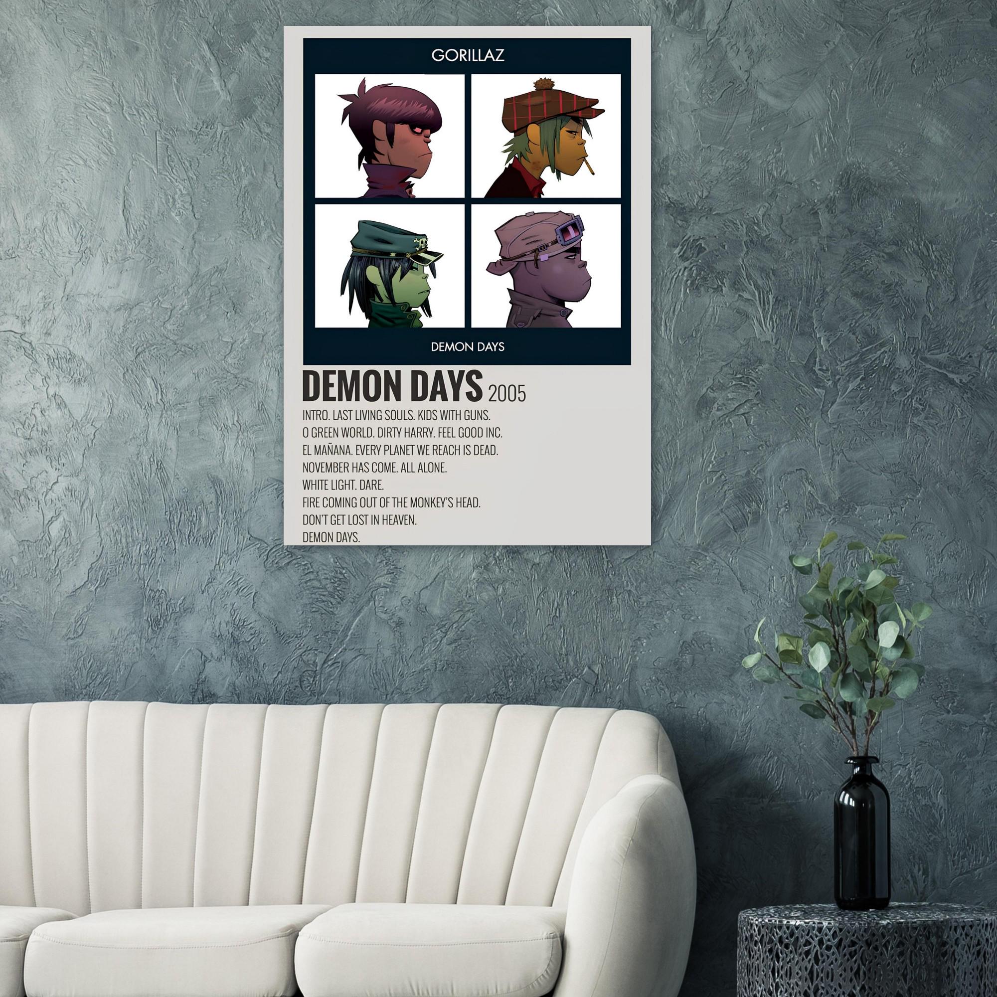 Gorillaz Demon Days Album Poster – Alternative Rock Art Print - Etsy