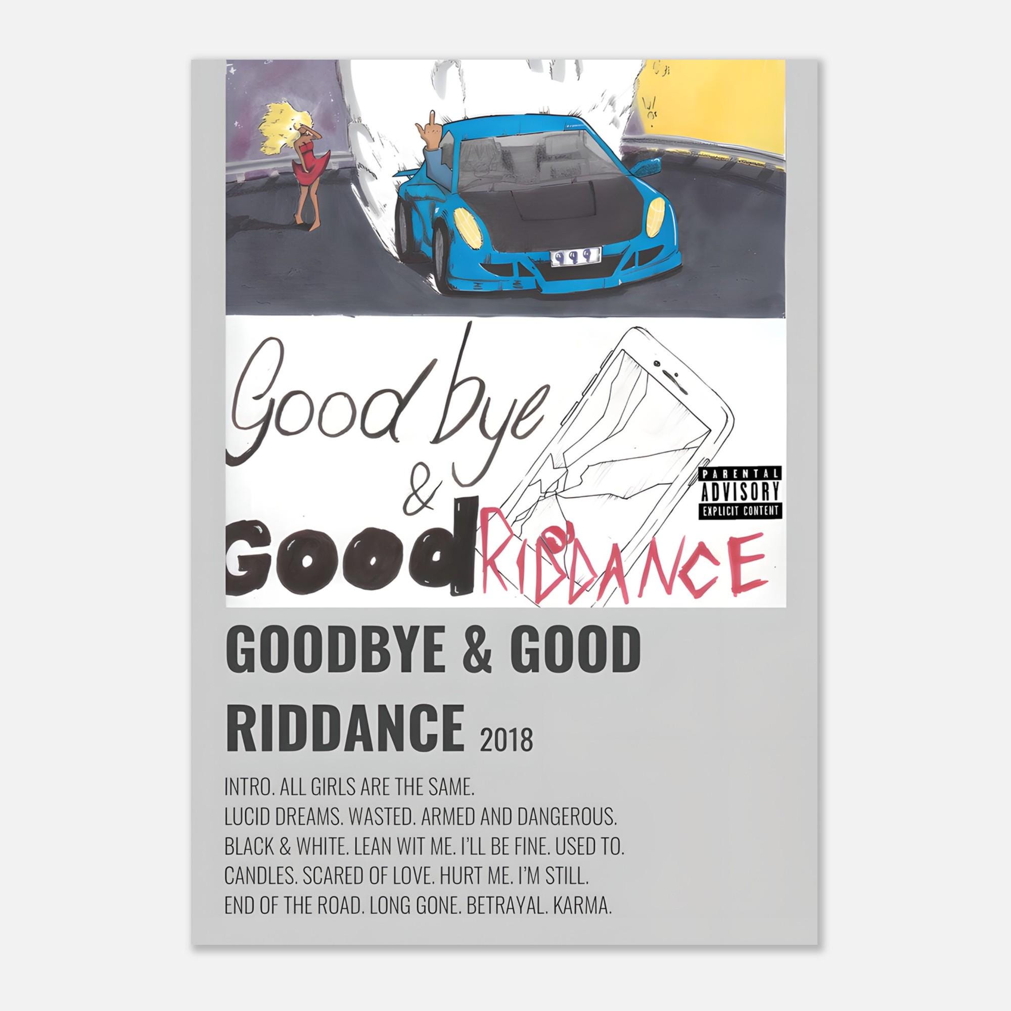 Juice WRLD Goodbye & Good Riddance Album Cover Art Poster - Etsy