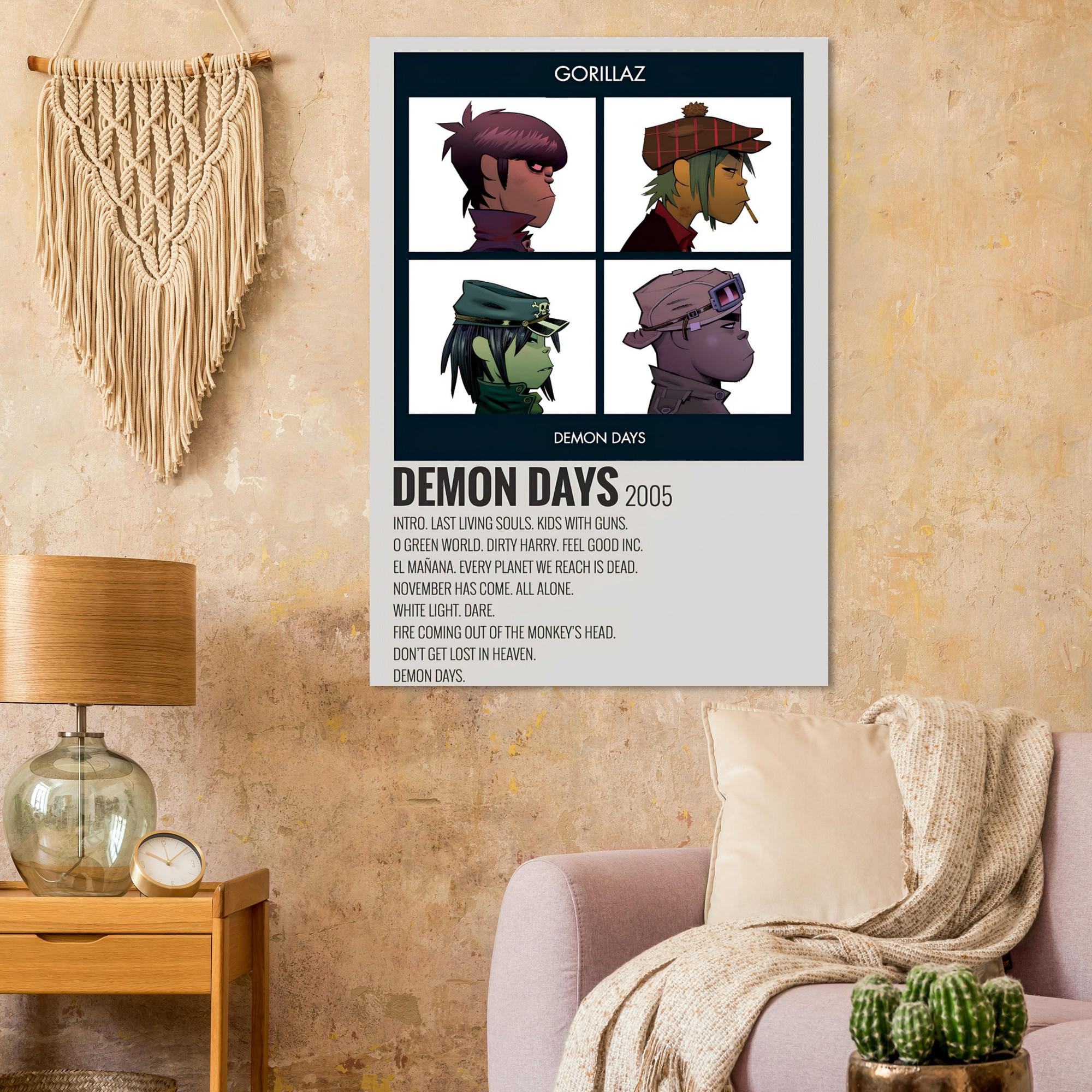Gorillaz Demon Days Album Poster – Alternative Rock Art Print - Etsy