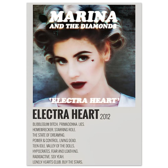 Electra Heart Album Cover Electra Heart [magenta Vinyl] By Marina And