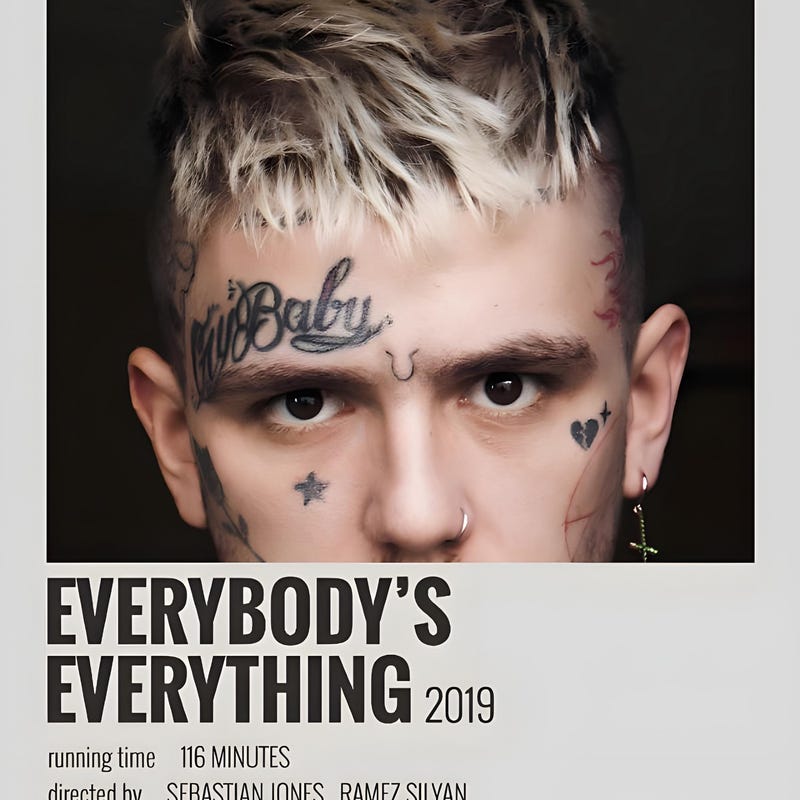 Lil Peep Digital Poster - Etsy UK