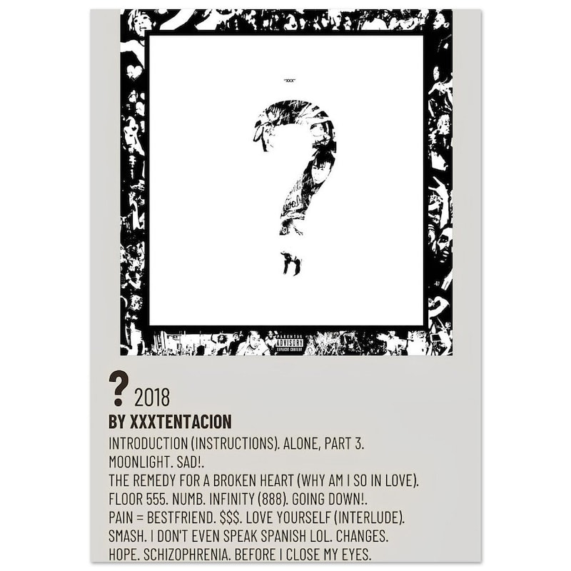 Xxxtentacion Wall Posters - Etsy