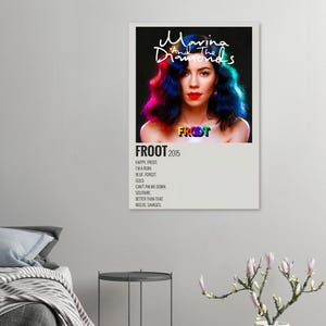 Marina and the Diamonds FROOT Album Poster - Music Wall Art, Marina and ...