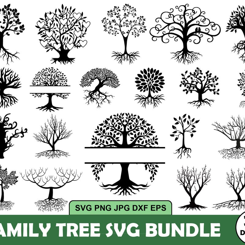 Svg Family Tree - Etsy