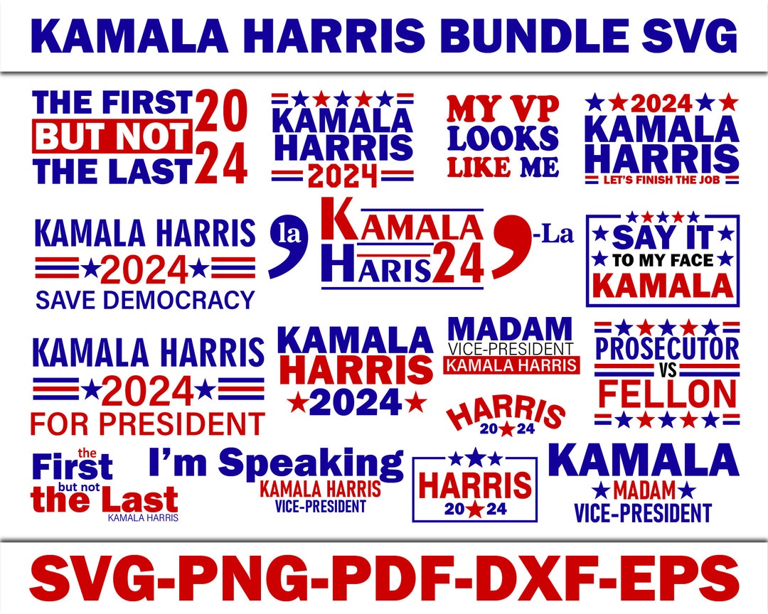 Kamala Harris Design, President Political Art for T-shirts, Kamala ...