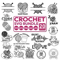 Crochet Svg - Etsy