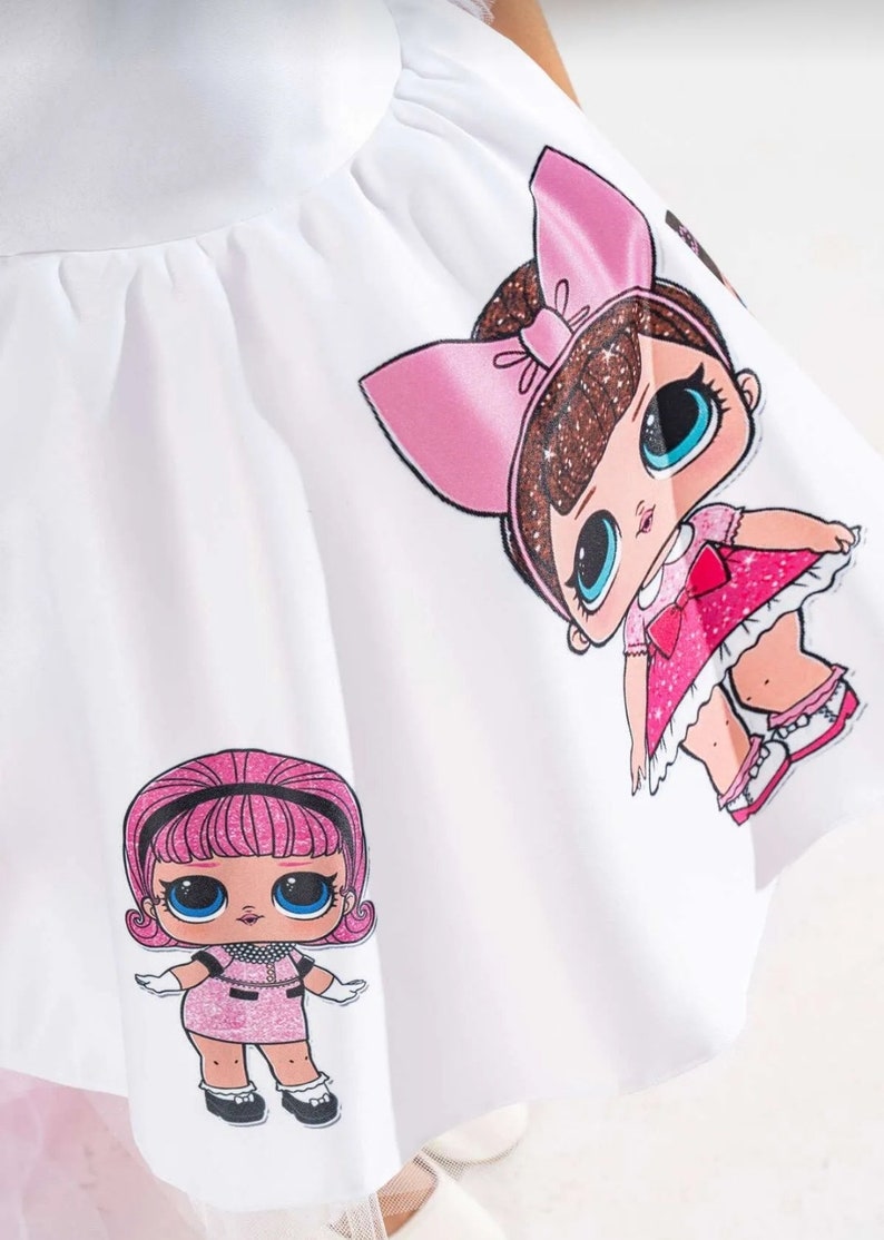 Made to Order Girls LOL Costume Dress. L.O.L Surprise Princess Gown ...