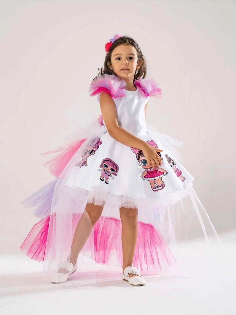 Made to Order Girls LOL Costume Dress. L.O.L Surprise Princess Gown ...