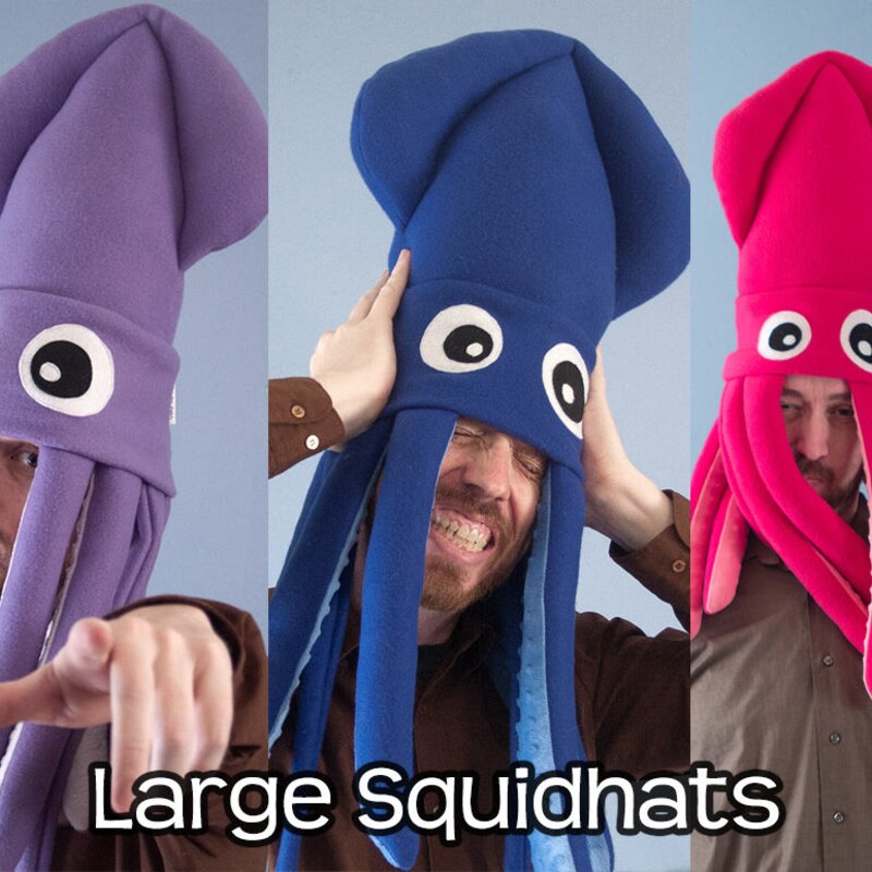 Squid Hat - Etsy