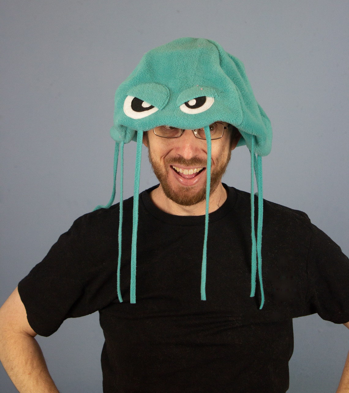 Jellyfish Hat Plush Fleece Many Colors | Etsy Israel