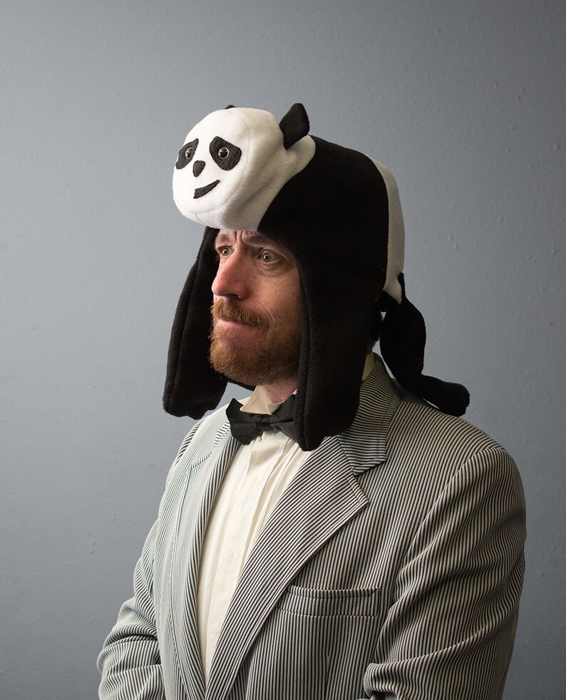 Fleece Giant Panda Hat - Etsy