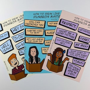 Magnet Set, Speak Like a Dungeon Master, Catch Phrase, Critical Role ...