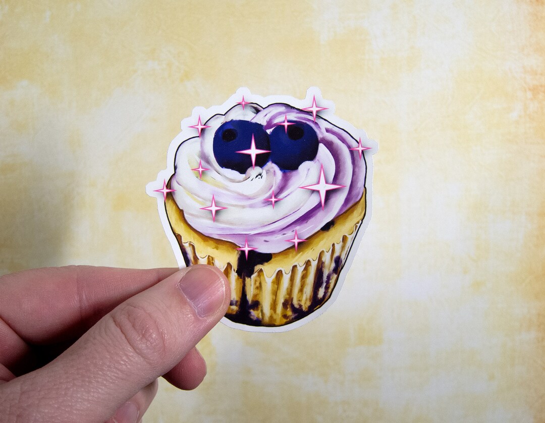 Blueberry Cupcake Critical Role, 3" Vinyl Sticker, Weatherproof, Fan ...