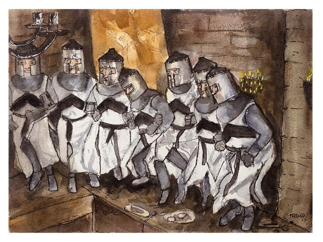 It is a Silly Place - Monty Python Fan Art Print 9x12 5x7 - Etsy