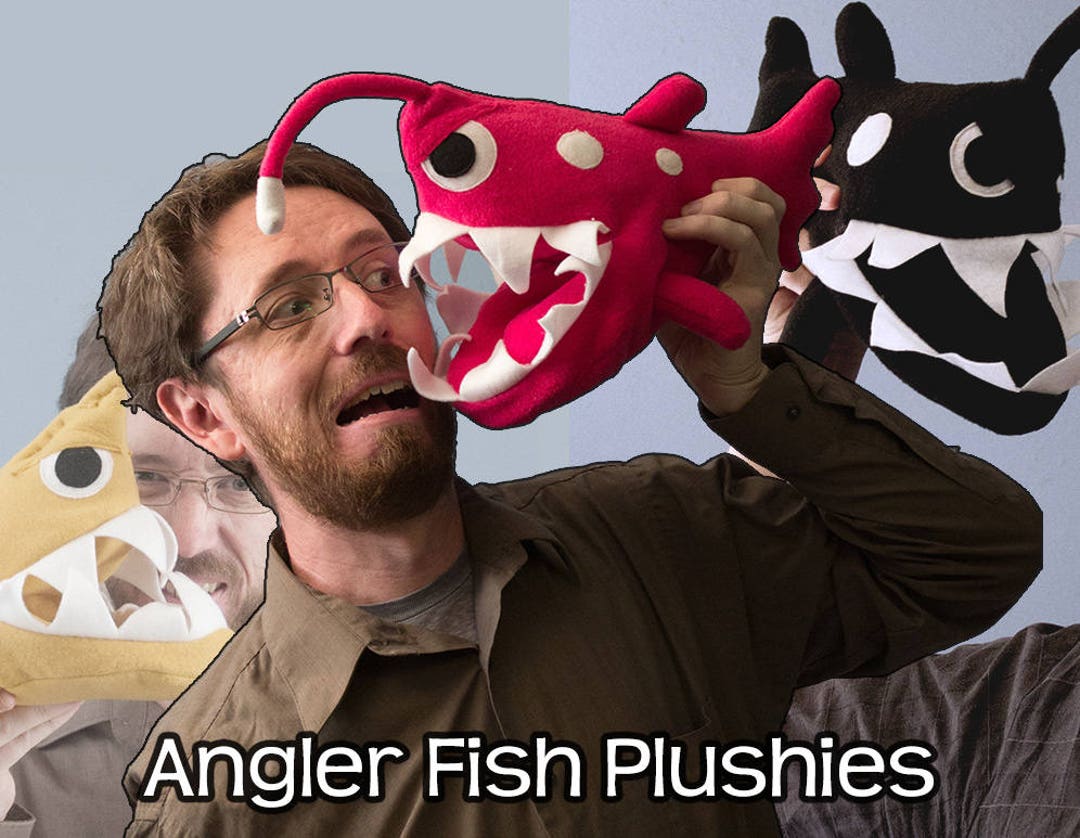 Small Angler Fish Plushie - Various Colors - Etsy