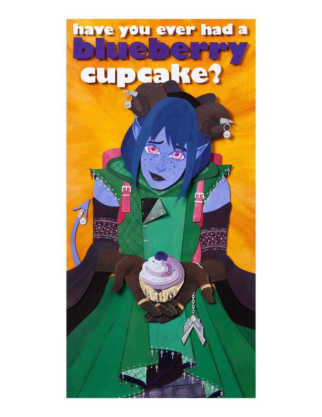 Jester With a Cupcake Critical Role Fan Art 8.5x11 Print - Etsy