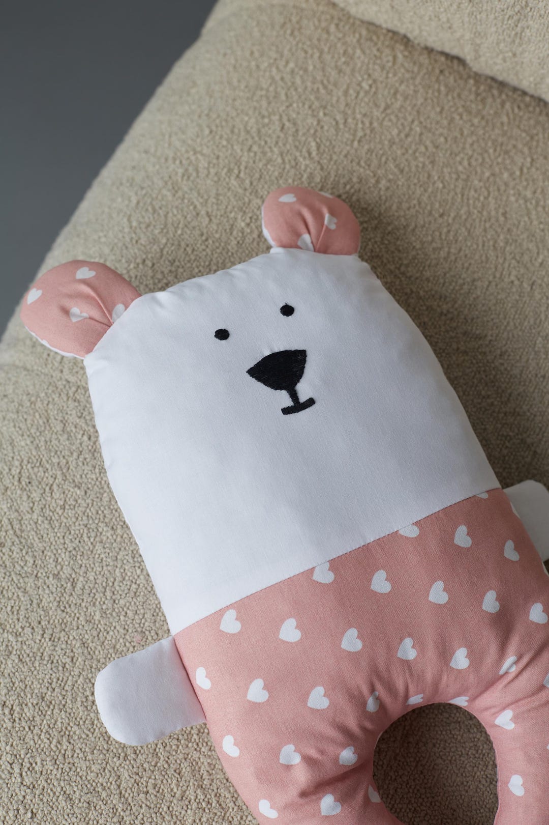 Handmade Soft Organic Teddy Bear Toy Cosy Gift for Babies, Toddlers ...