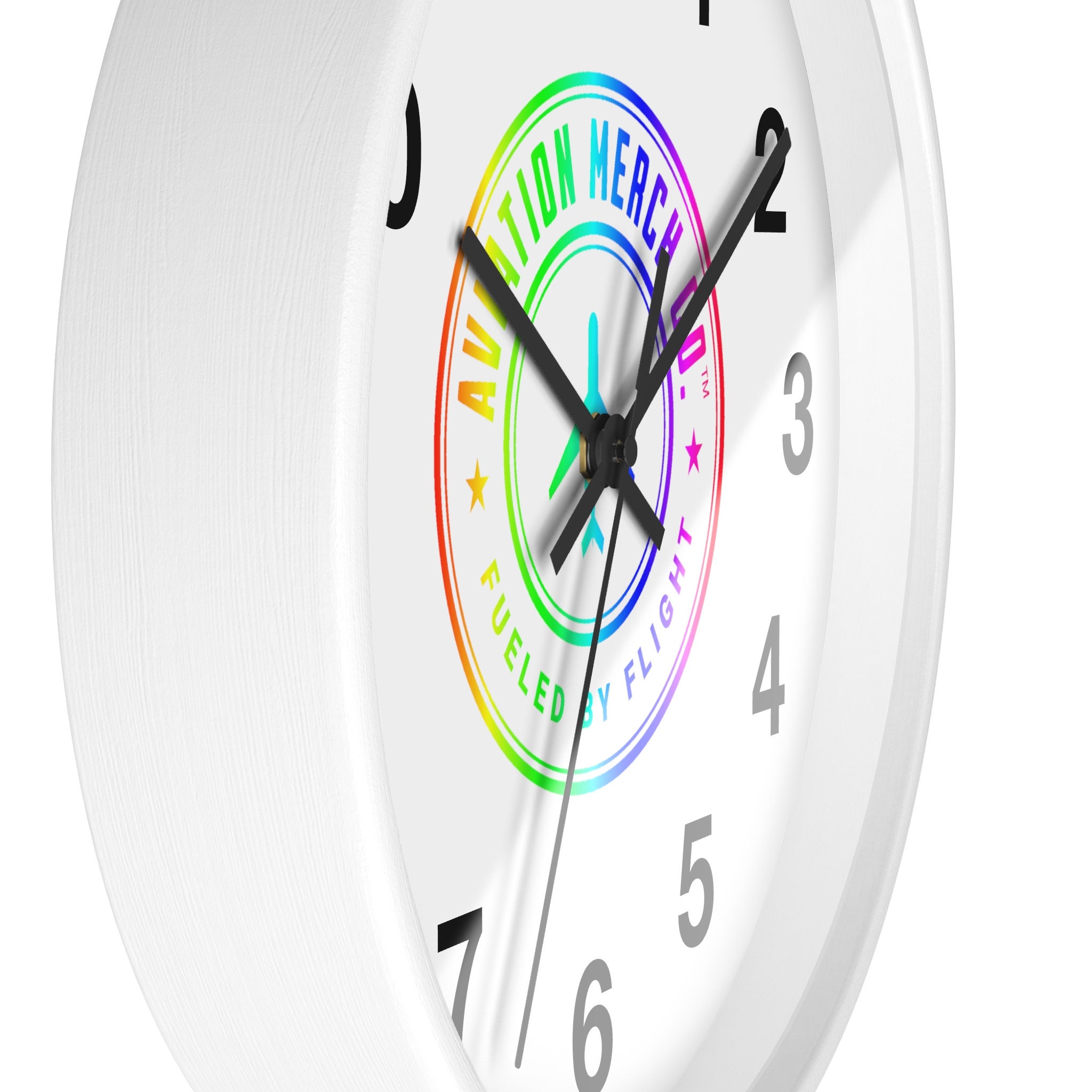 Aviation Merch Co. Logo 10 Wall Clock Various Colors - Etsy