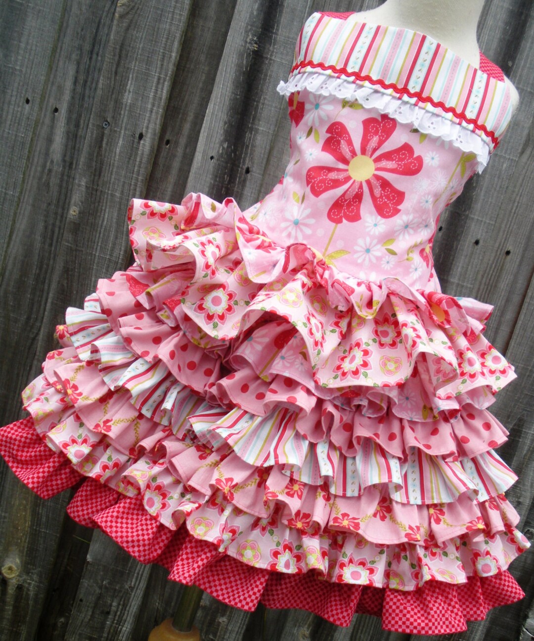 Shop Closing ...ready to Ship Custom Boutique Sweet Divinity Pink Red 2 ...