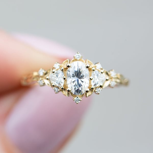 Ethereal Engagement Ring - Etsy