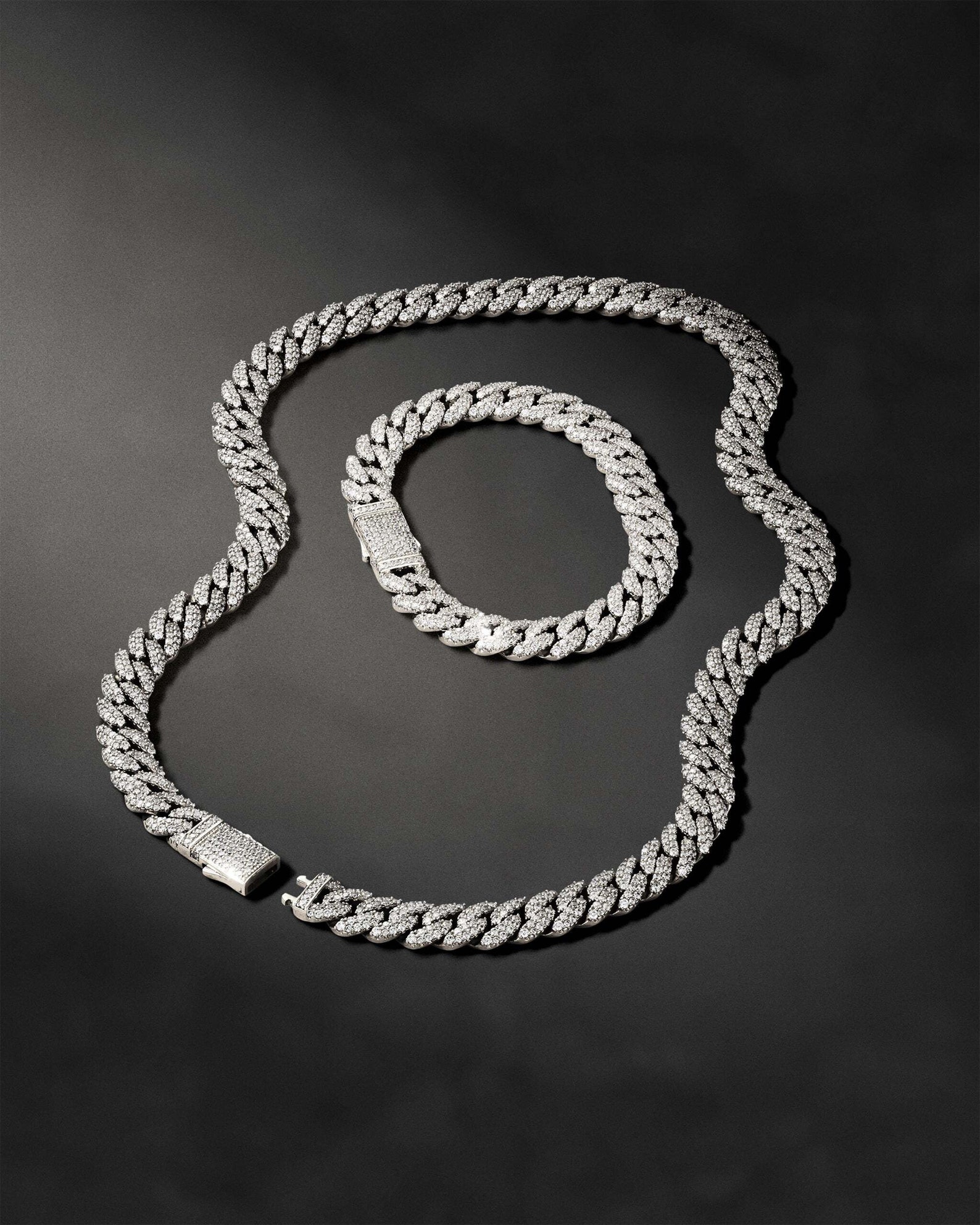 10mm Miami Cuban Link Prong Chain, Men-women Chain, Iced Cuban Necklace ...