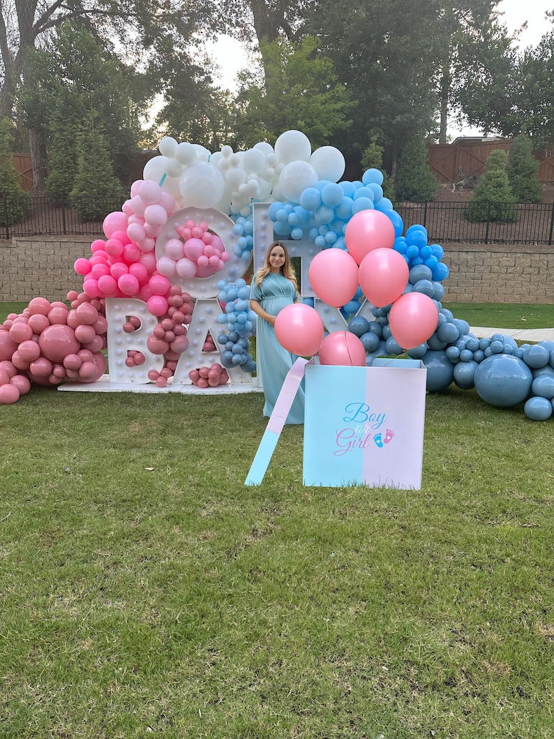 Giant Gender Reveal Box - Etsy UK