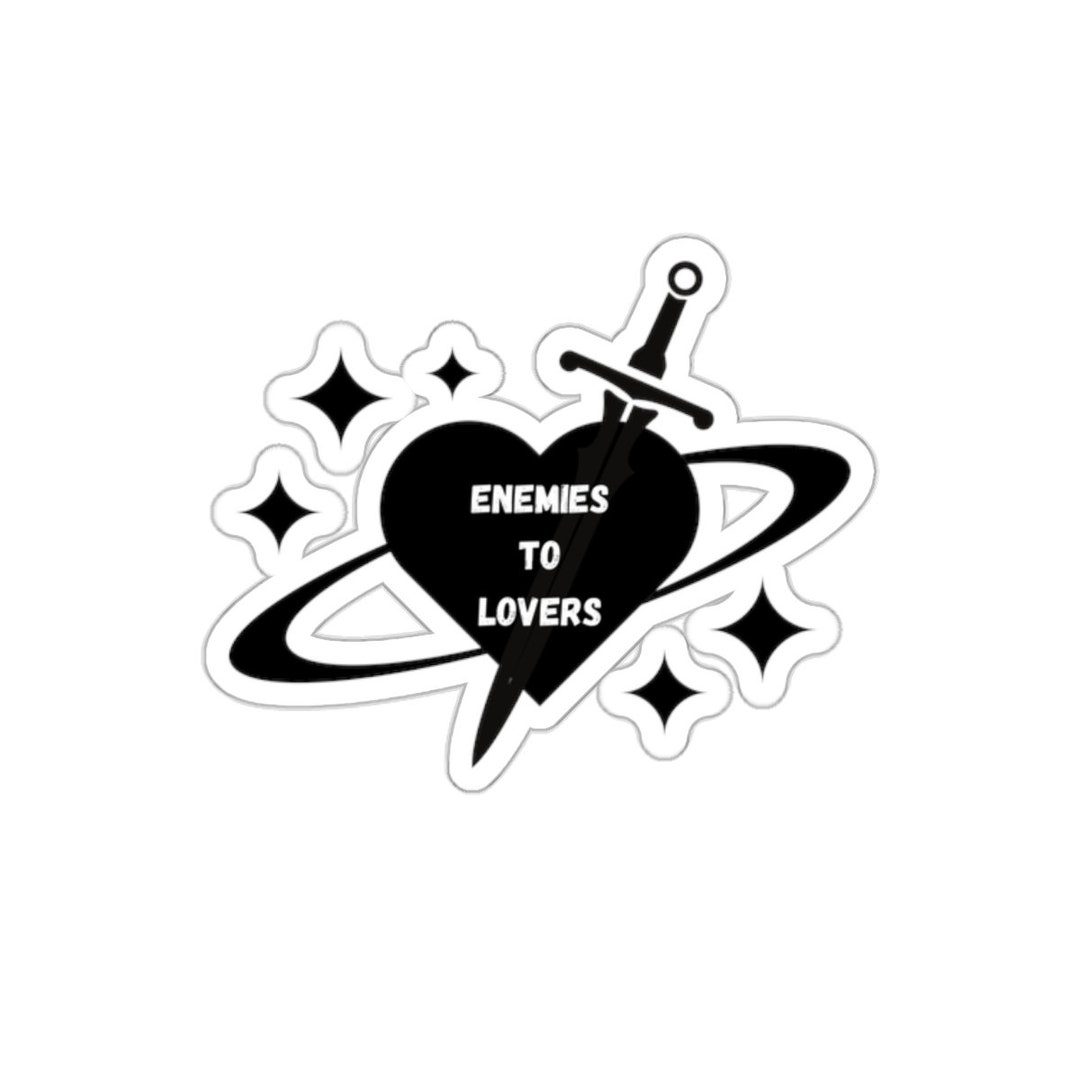 Enemies to Lovers Sticker, Gift for Book Lovers, Book Trope Sticker ...