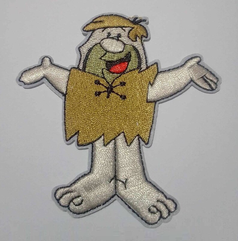 Barney Flintstones Iron on Applique, the Flintstones Iron on Patch ...