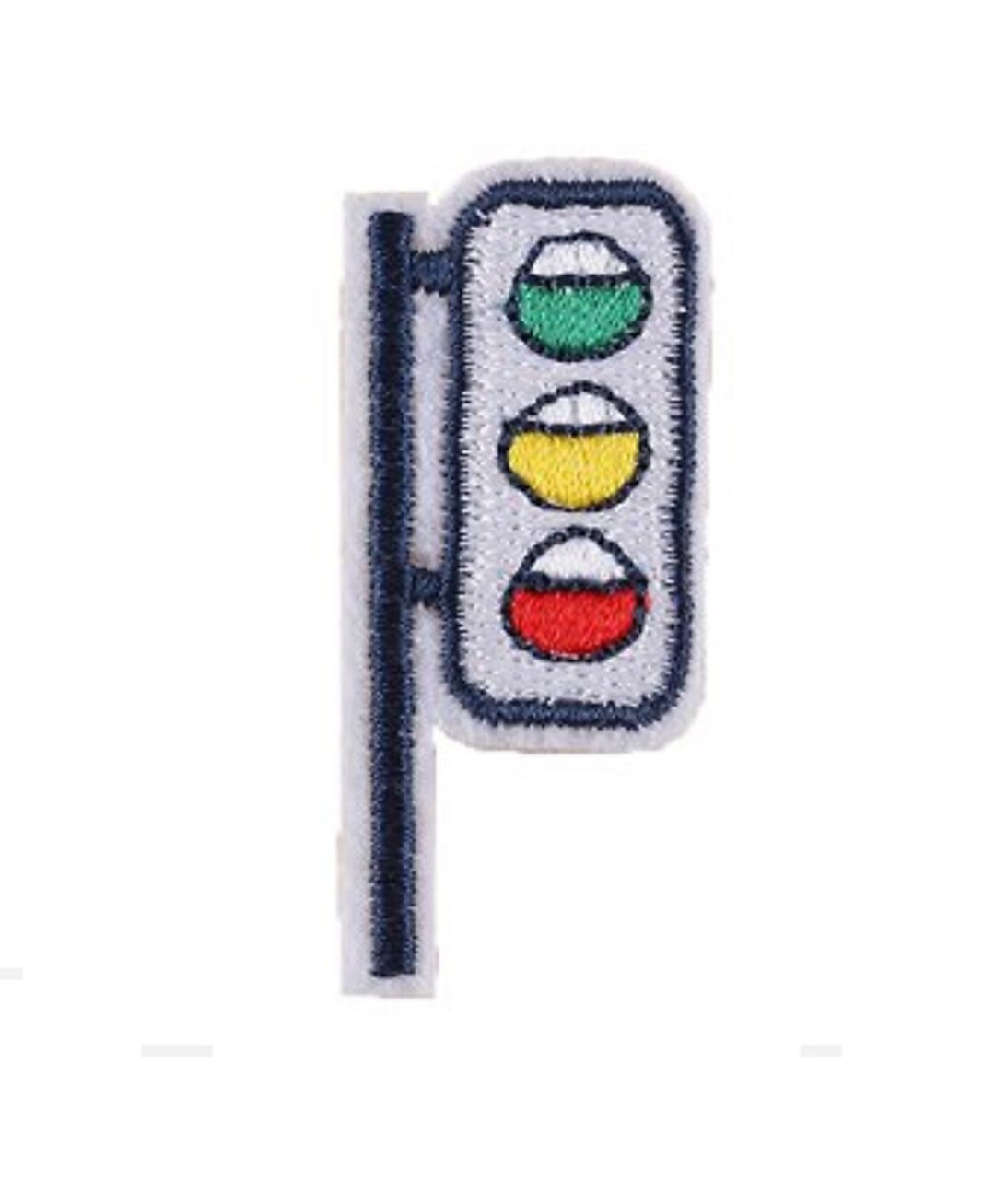 Traffic Light Iron on Applique, Transport Iron on Patch, Children's ...