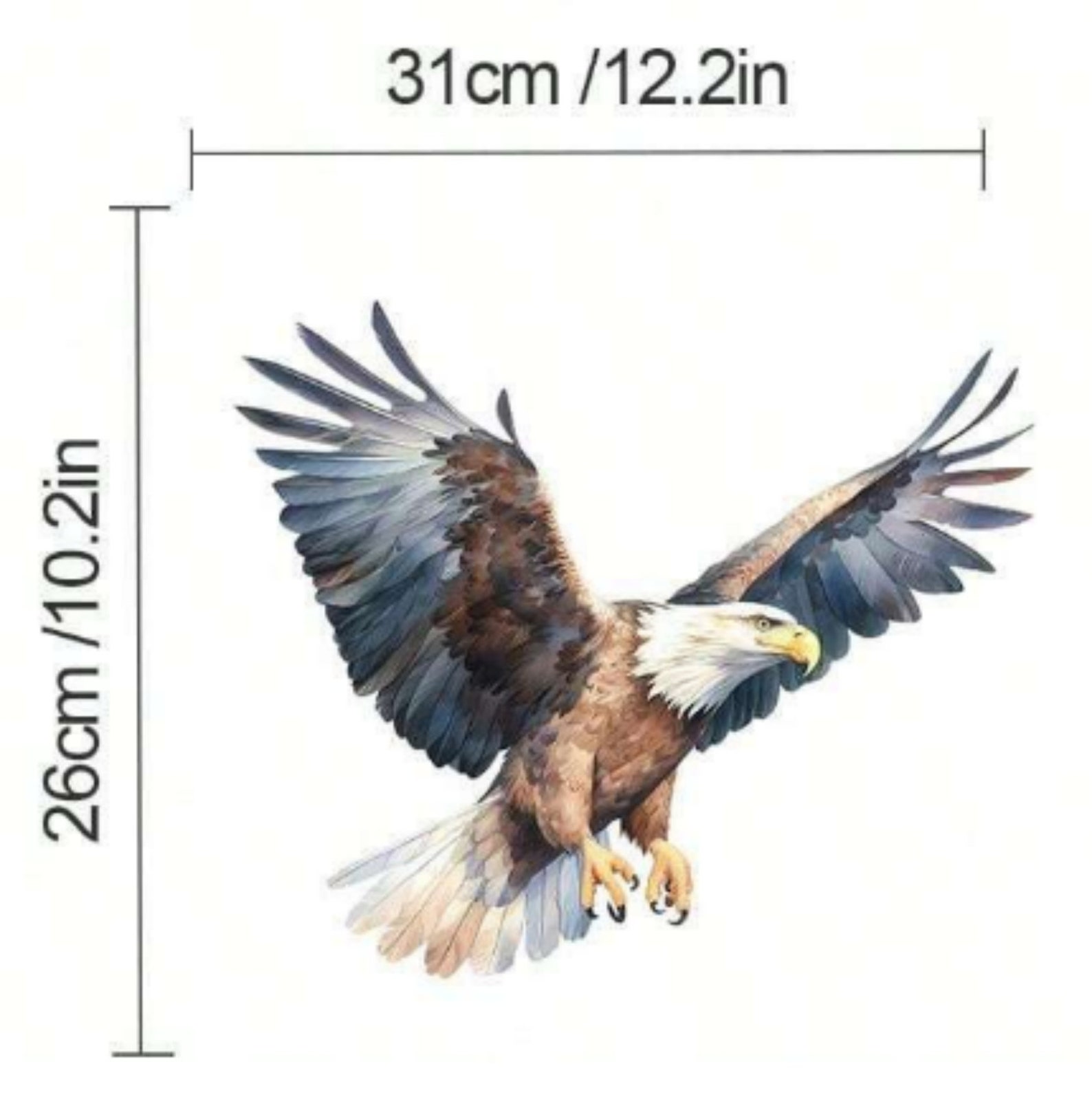 Bird of Prey Eagle Sticker, Raptor Eagle Self-adhesive Stickers ...