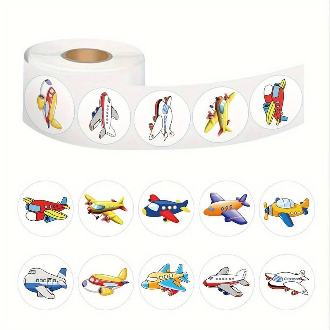 Airplanes Sticker 20pcs, Colorful Plane, Self-adhesive Stickers - Etsy