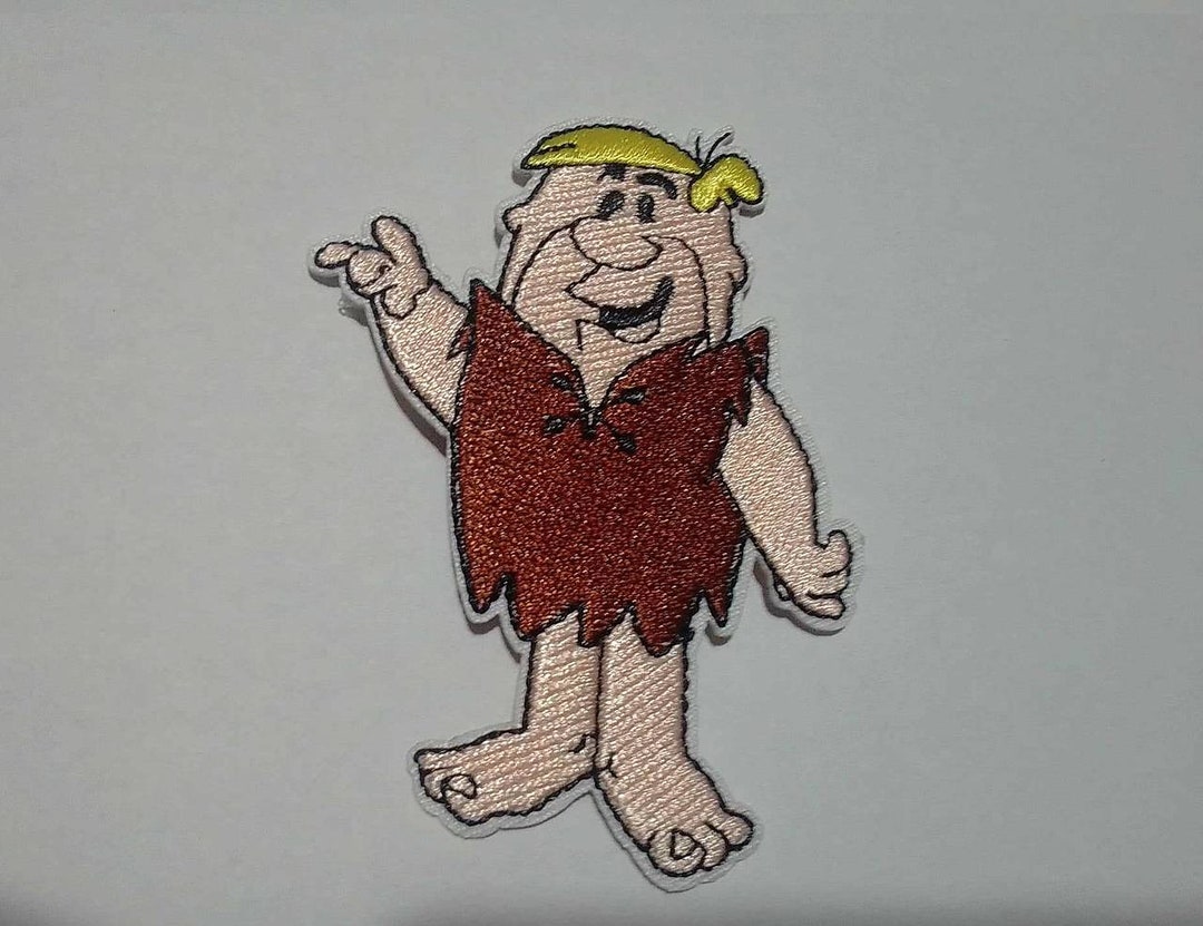 Barney Flintstones Iron on Applique, the Flintstones Iron on Patch, Children's Iron-on ...
