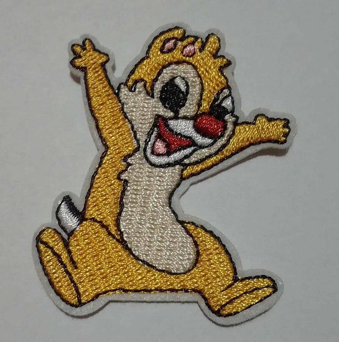 Chip and Dale (dale the Squirrel) Iron on Applique, Cute Forest Animal ...