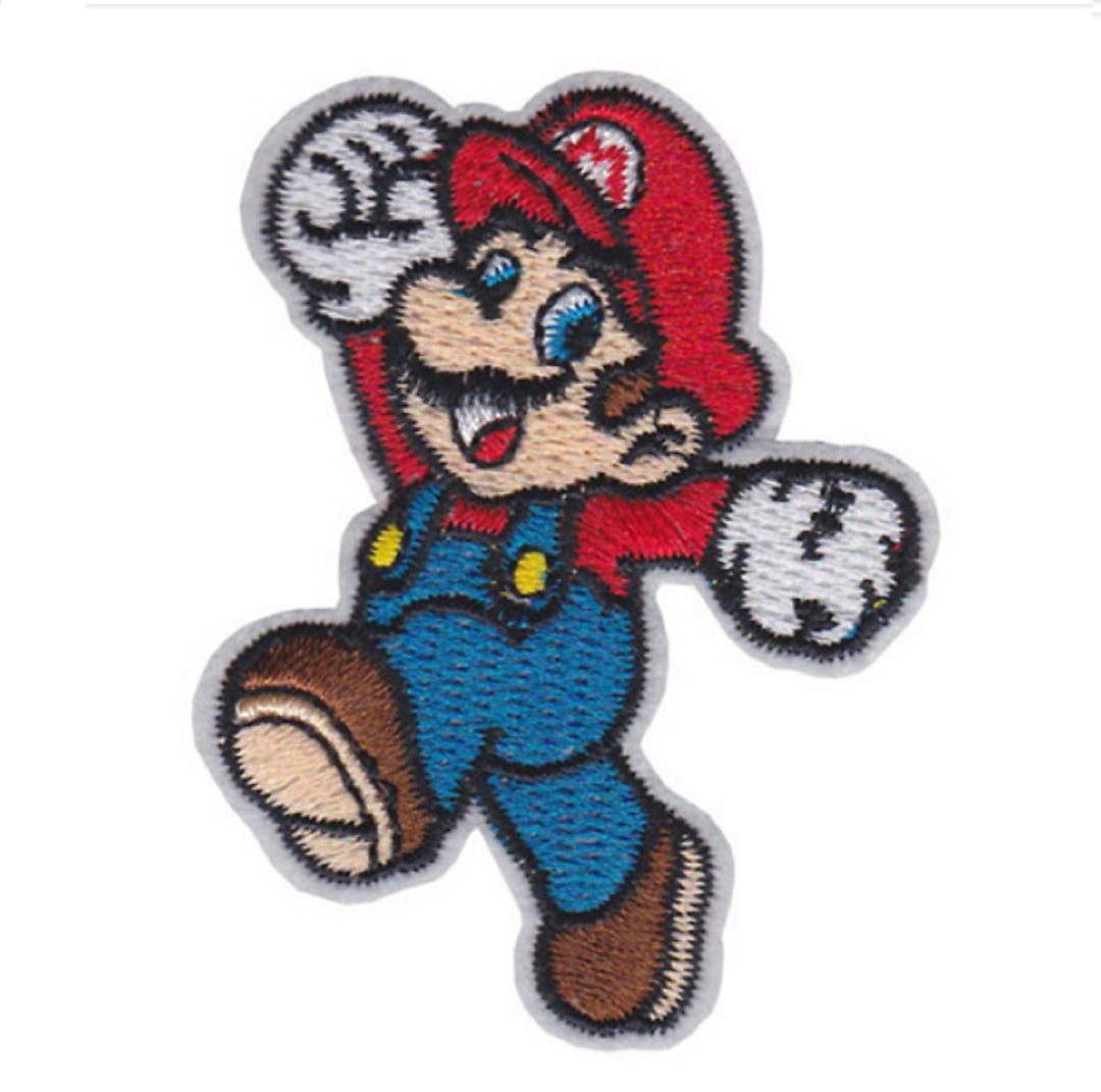 Super Mario Iron on Applique, Iron on Patch, Children's Iron-on ...