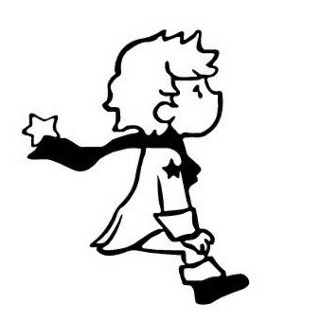The Little Prince Sticker, Cute Kids Self-adhesive Stickers, 13.5x11 ...