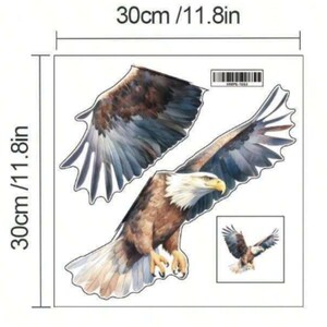 Bird of Prey Eagle Sticker, Raptor Eagle Self-adhesive Stickers ...
