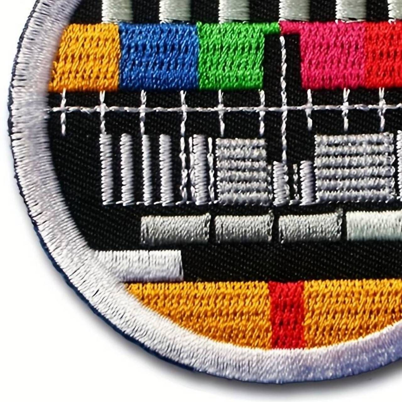 TV Retro Television Iron on Applique, Colorful Iron on Patch, Iron-on ...