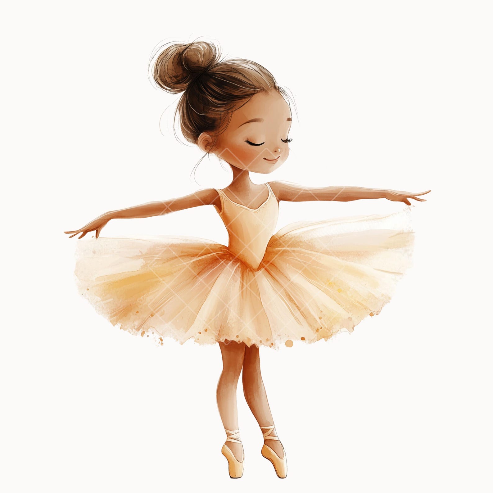 10 Little Black Girl Ballerina Clipart, Ballet Dancer, Printable ...