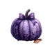 Festive Clipart Pumpkins Set - White, Purple, and Black - 12 Pieces PNG ...