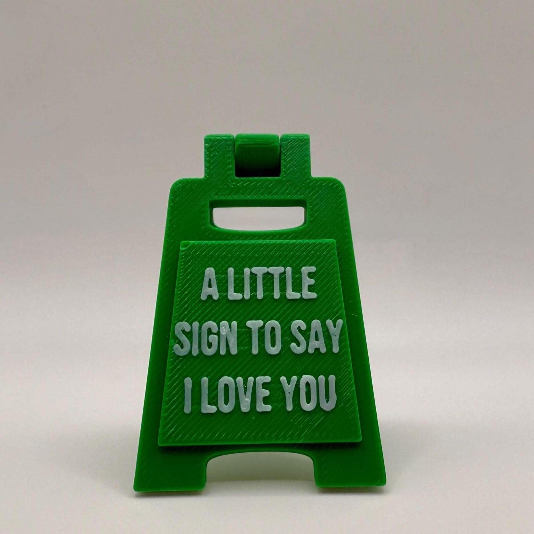 A Little Sign to Say I Love You (multiple Colors Available) - Etsy