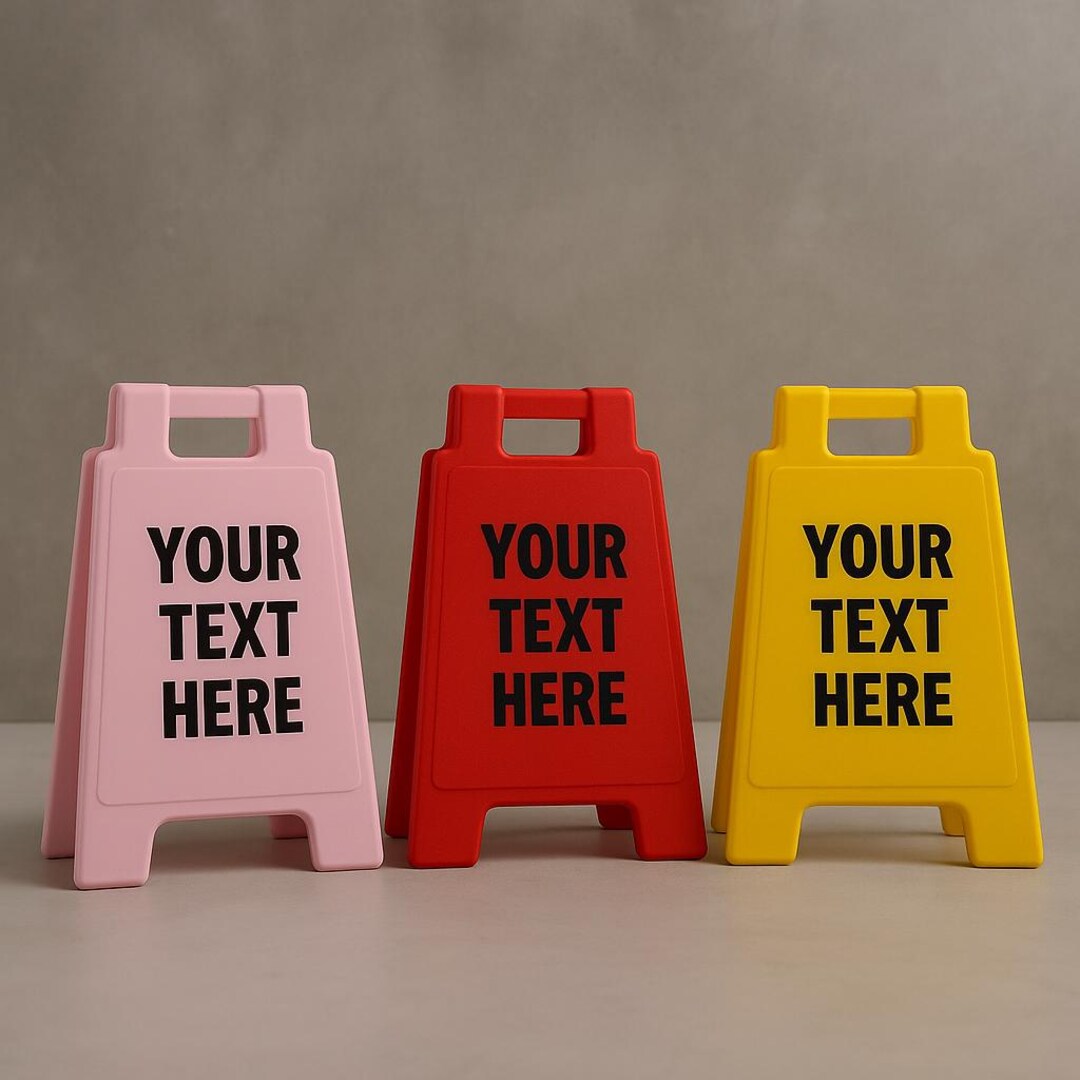 Custom Floor Sign (multiple Colors) - Etsy