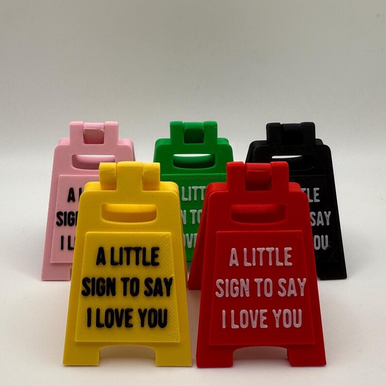 A Little Sign to Say I Love You (multiple Colors Available) - Etsy
