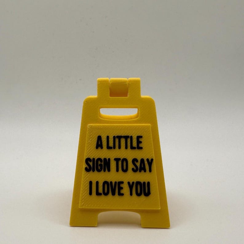 A Little Sign to Say I Love You (multiple Colors Available) - Etsy